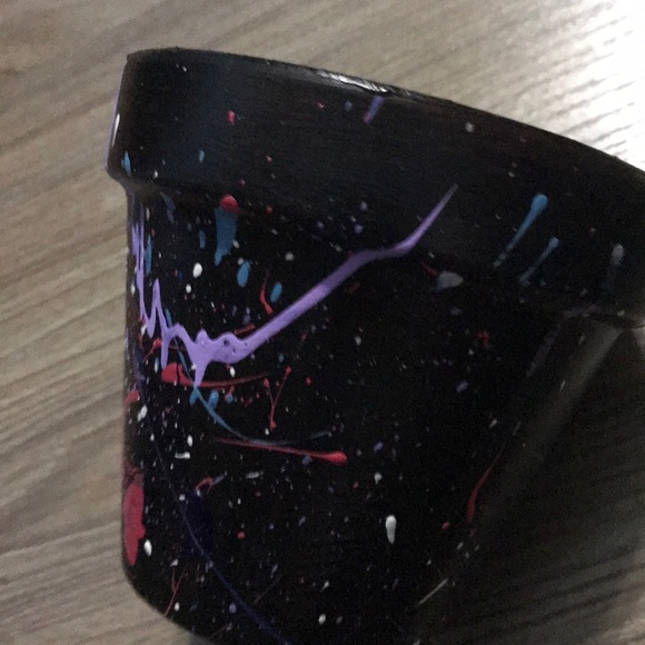 Other | Galaxy Splatter Paint Gardening Pot | Poshmark